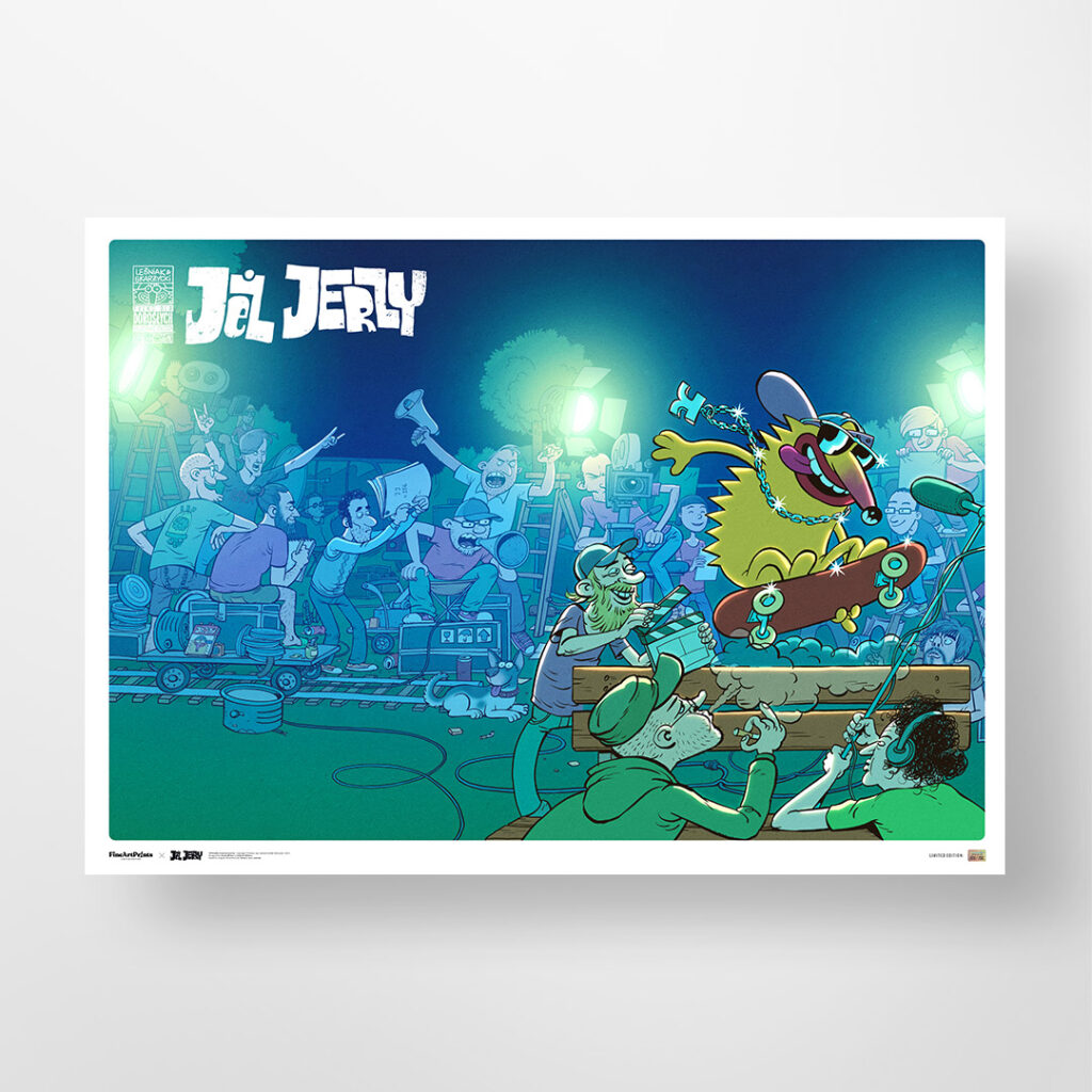 Kolekcjonerski plakat "Skok w bok" | Tomasz Leśniak - Jeż Jerzy